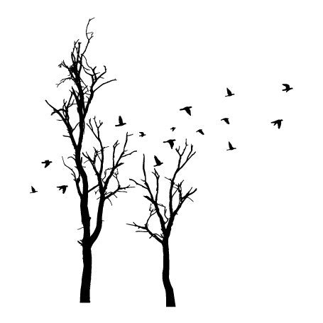 Large Dead Tree Wall Decal - Fixate